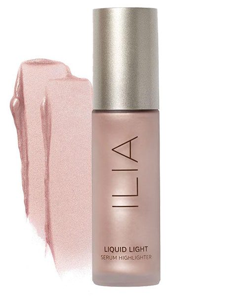 ILIA Atomic - Liquid Light Serum Highlighter - Pink/Pearl UV beskyt ...